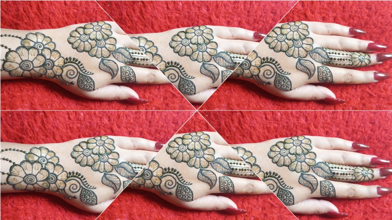 Stylish New Mehndi Design For Girls || Baby Girls Mehndi Design ...