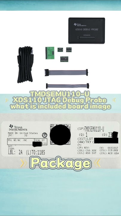 Texas Instruments Series TMDSEMU110-U XDS110 JTAG Debug Probe. #mu110 #debugprobe # ...
