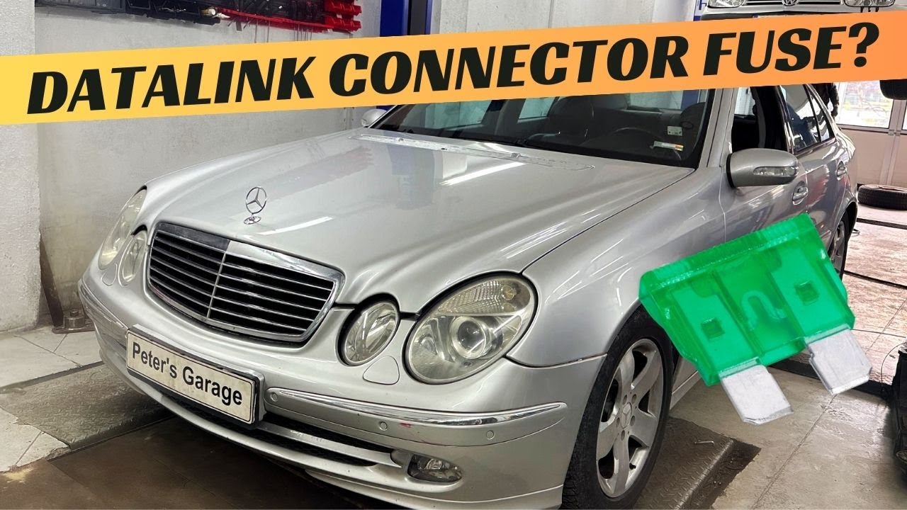 Mercedes W211 Datalink Connector DLC OBD fuse relay location ...