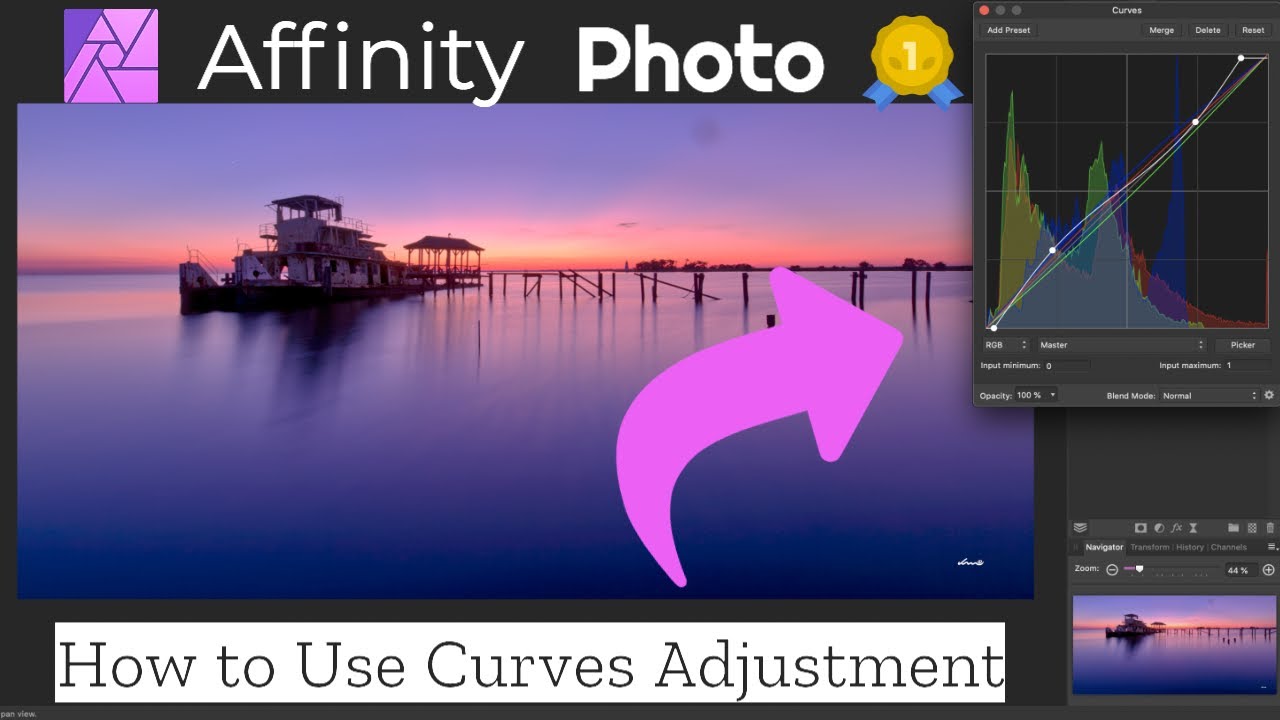 How To Easily Use Curves Adjustment Layer In Affinity Photo - Retouch ...