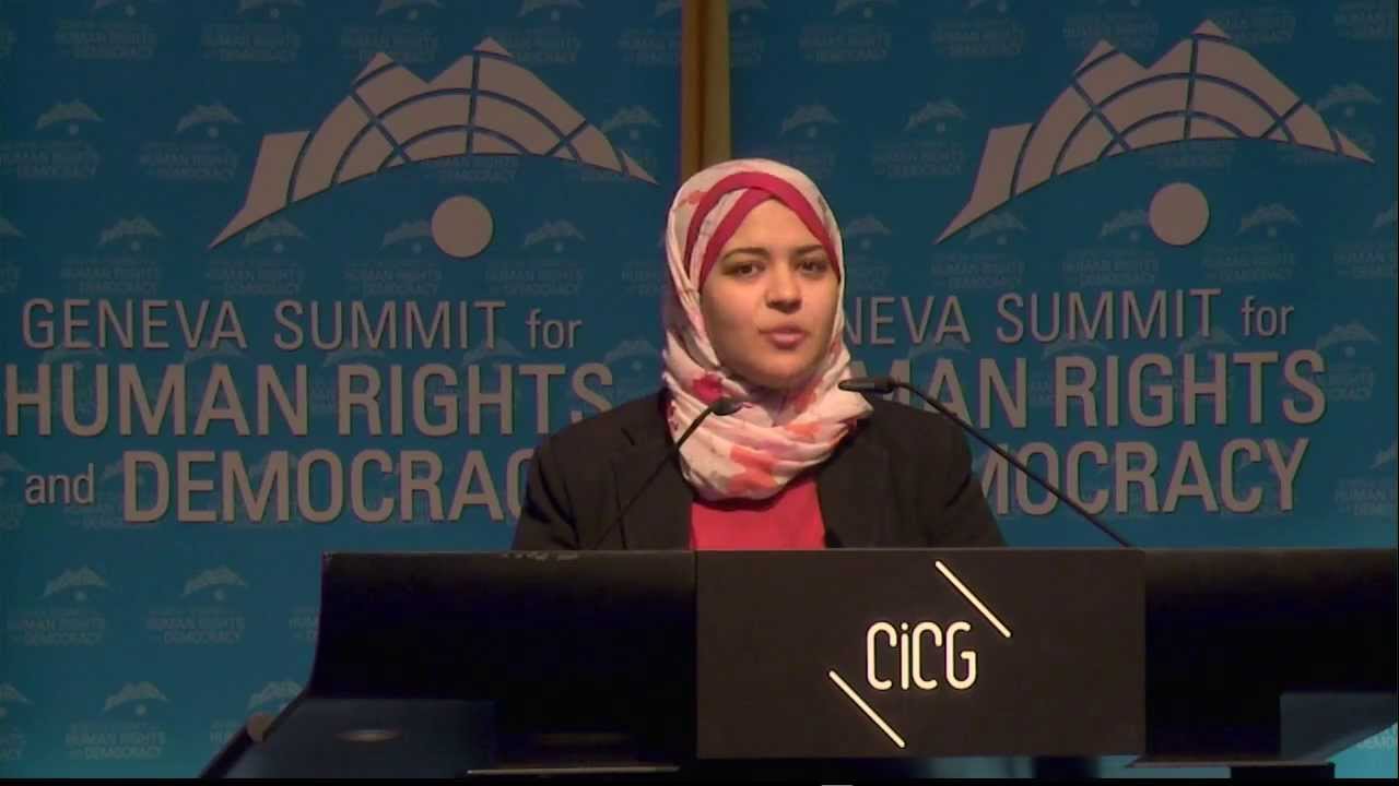 2014 Geneva Summit: Dalia Ziada, Egyptian Human Rights Activist - YouTube