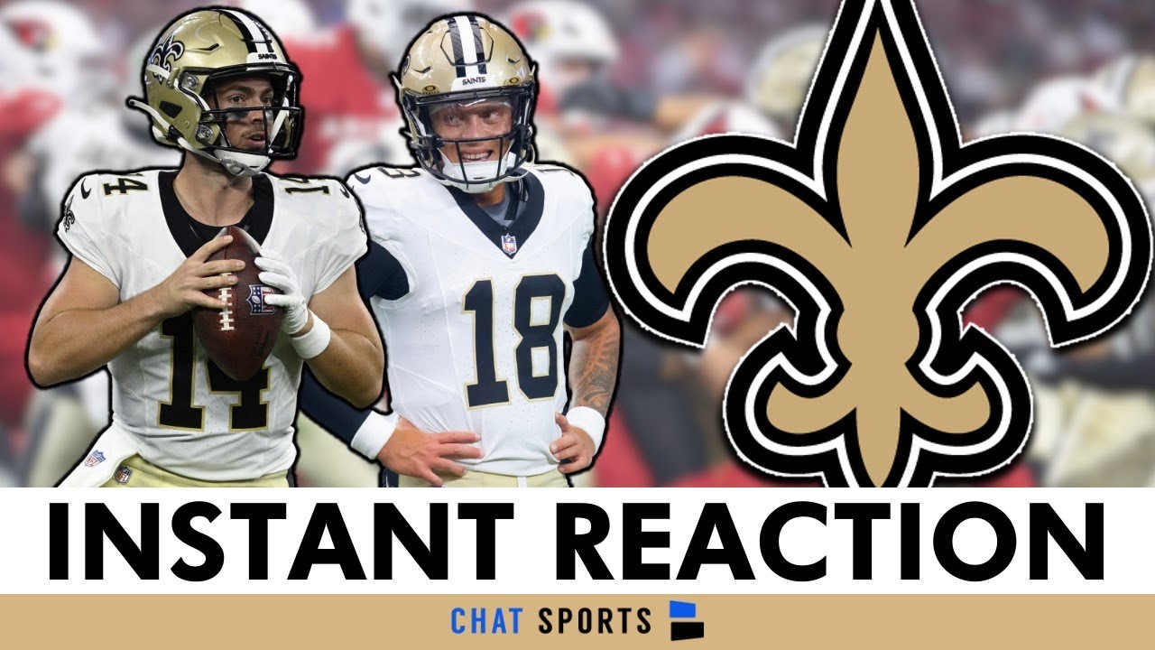 INSTANT REACTION! Saints vs Cardinals NFL Preseason Spencer Rattler ...