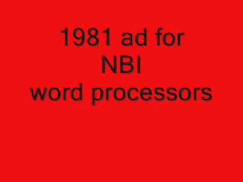 1981 ad for NBI word processors - YouTube