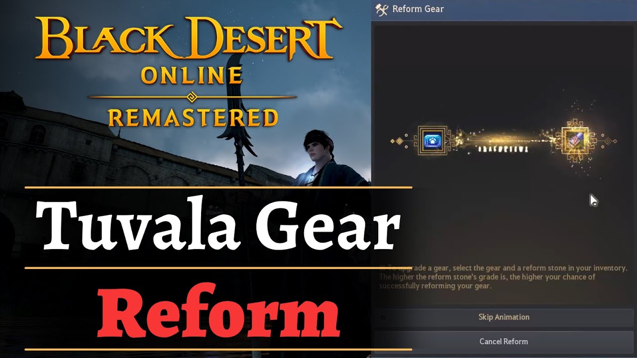 [BDO] Reform Your Tuvala Gear! | Narchillan Gear: After Season Server ...