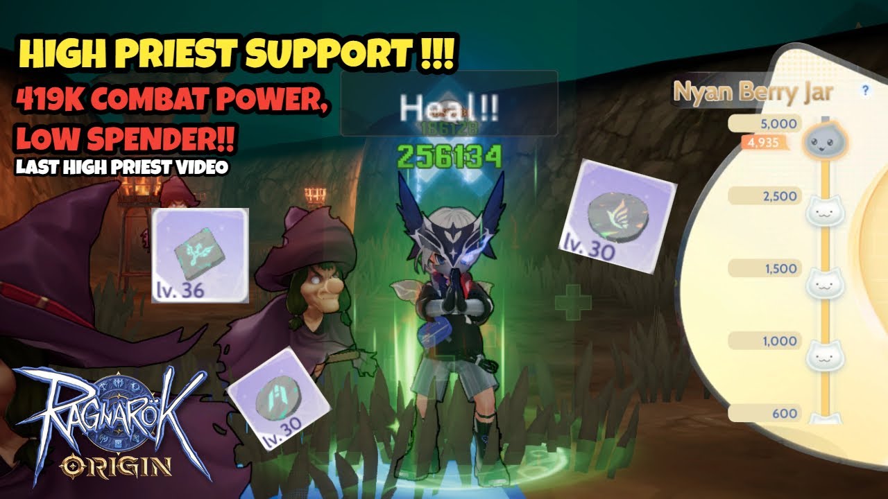 HIGH PRIEST SUPPORT BUILD!! LOW SPENDER WITH 419K+ CP! Ragnarok Origin ...