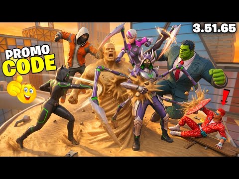 Sandman Fighting & All Characters Premium Skins Promo Code Spider Fighter 3