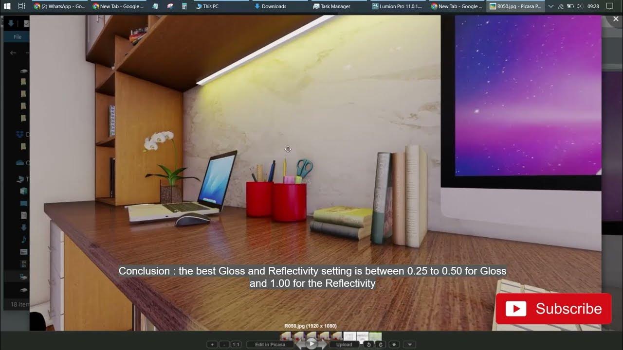 Apply Realistic Reflections to Wood Surfaces in Lumion - Beginner Tutorial - YouTube