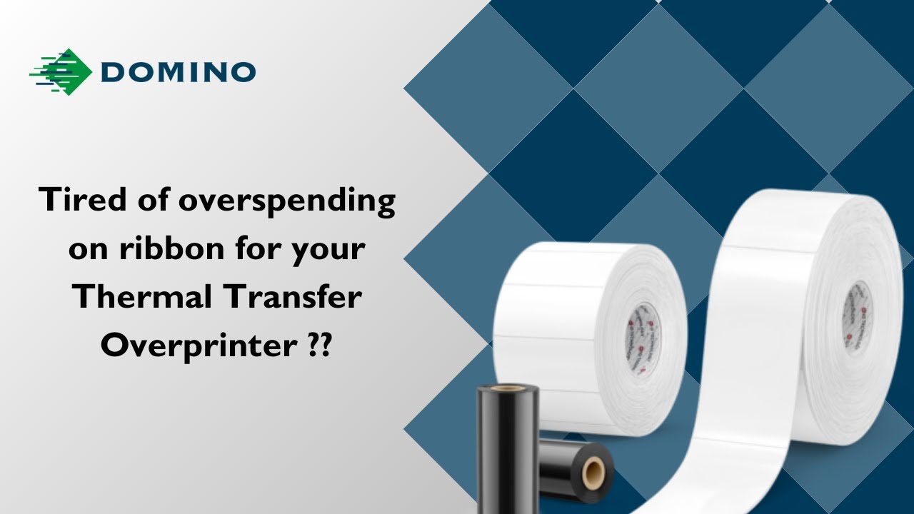 Cut Ribbon Costs with Domino Vx-Series TTO Printer’s Advanced Saving ...