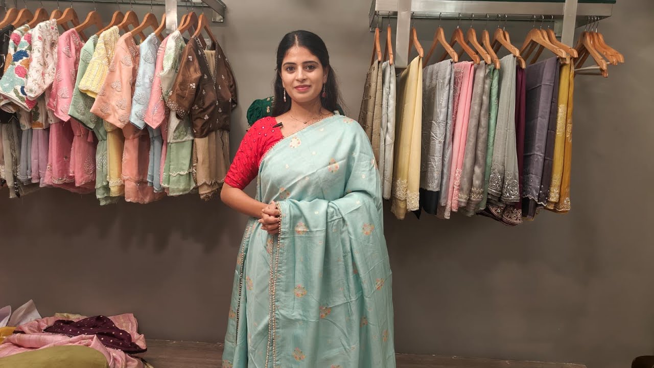 Beautiful Fancy Work Saree Collection || Party Wear Sarees || Moksha ...