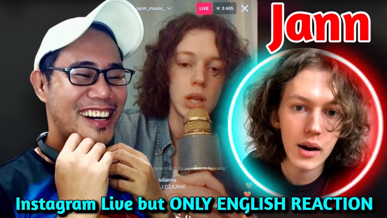 Jann Instagram Live but ONLY ENGLISH REACTION - YouTube