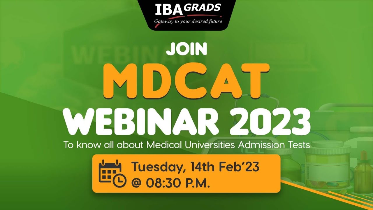 Information session on MDCAT to know all about medical fields from the ...