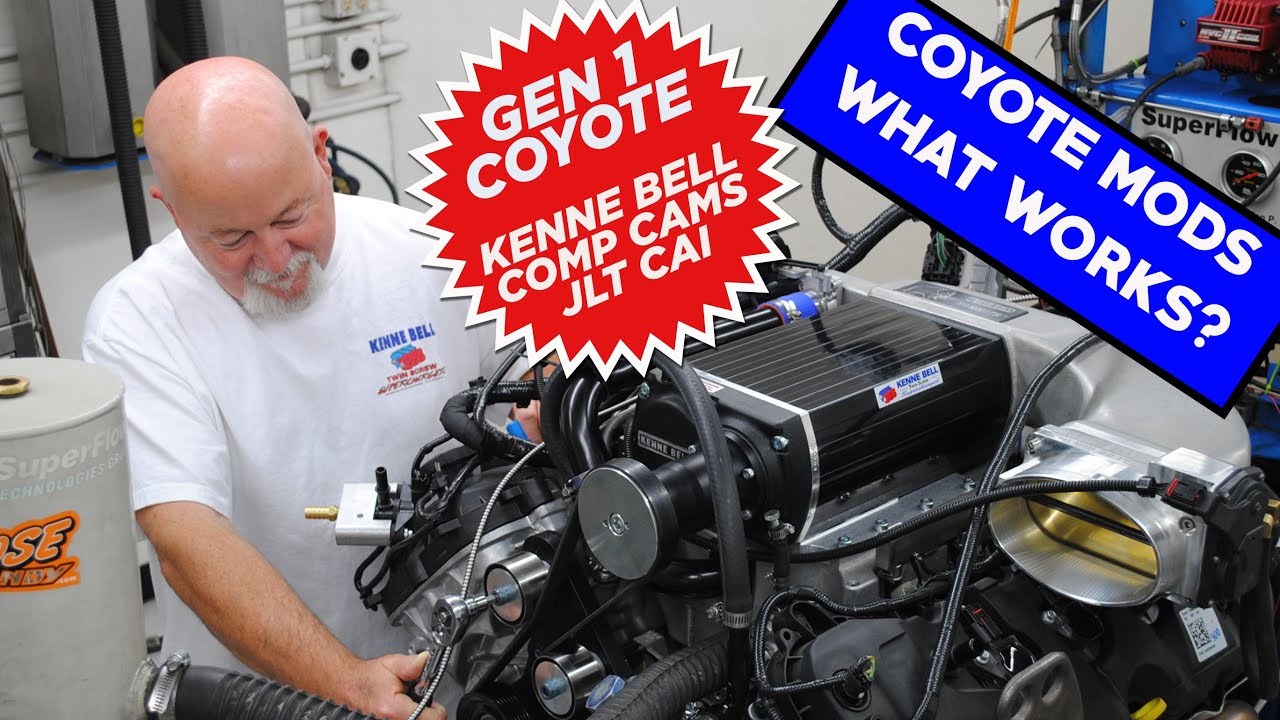 SUPERCHARGED, CAMMED 5.0L COYOTE-BOSS INTAKE, 4V CAMS & BOOST! - YouTube