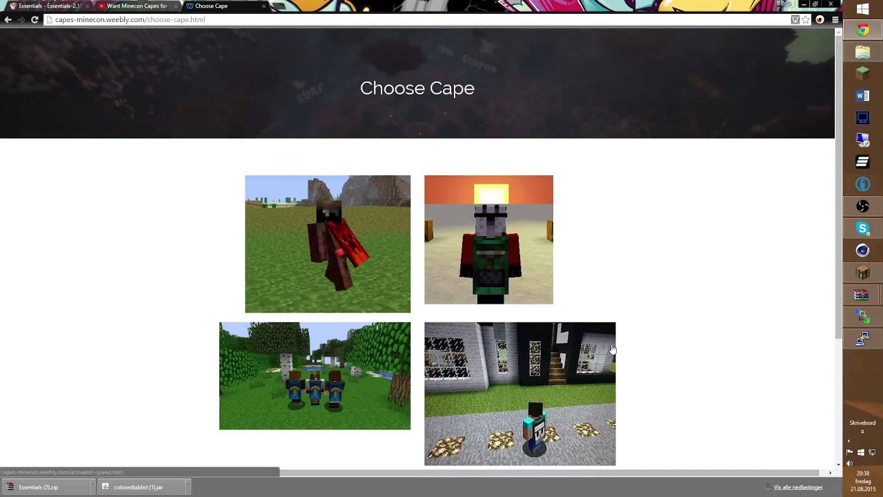 HOW TO GET A MINCONE CAPE FOR FREE - YouTube