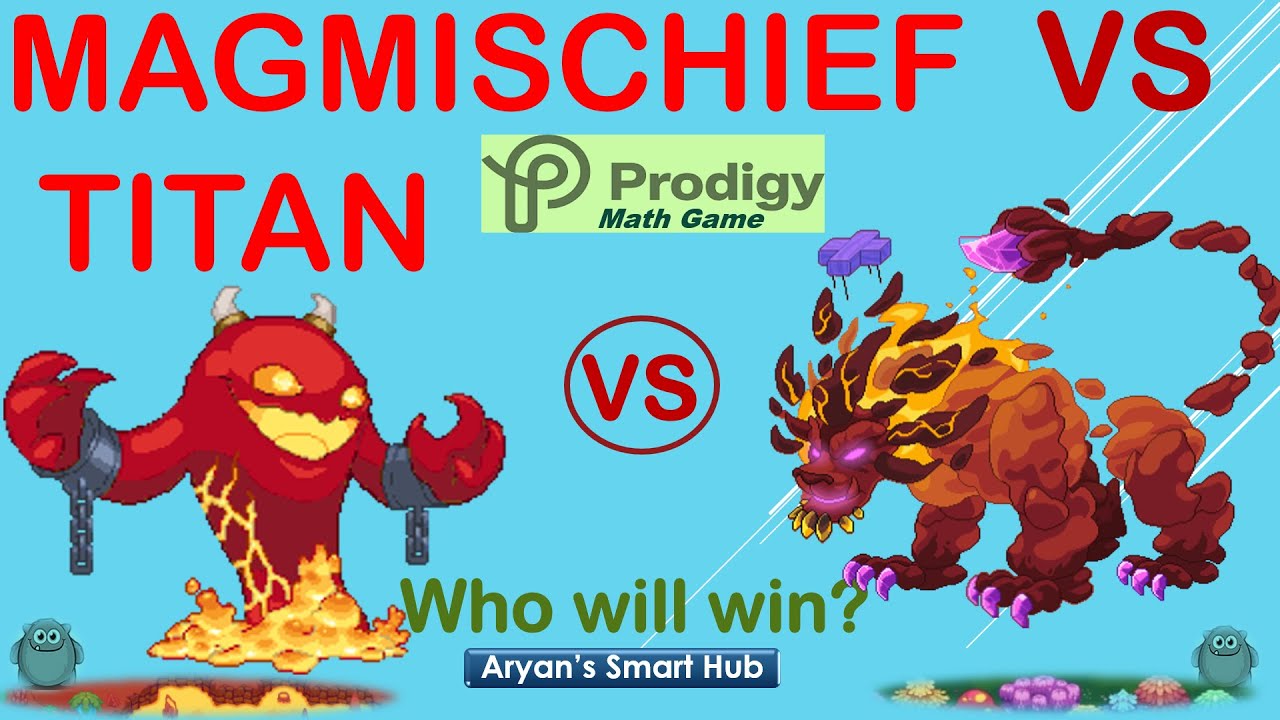 Magmischief battling against Titan in prodigy. - YouTube