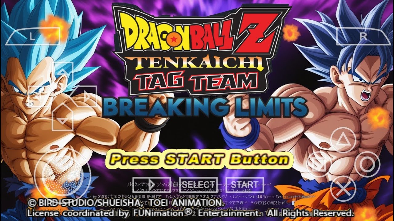 New DBZ TTT Mod ISO Dragon Ball Z Tenkaichi Tag Team Breaking Limits ...