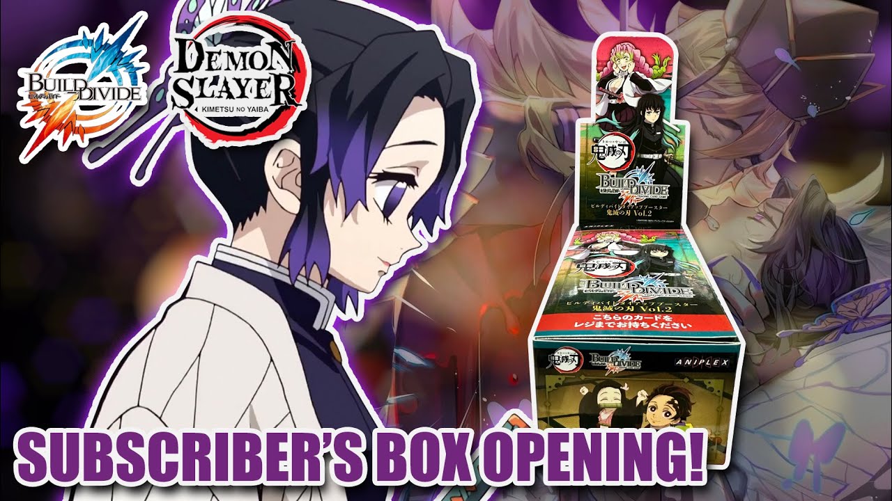 OPENING MY SUBSCRIBER'S DEMON SLAYER VOL 2 BOX | BUILD DIVIDE x DEMON ...