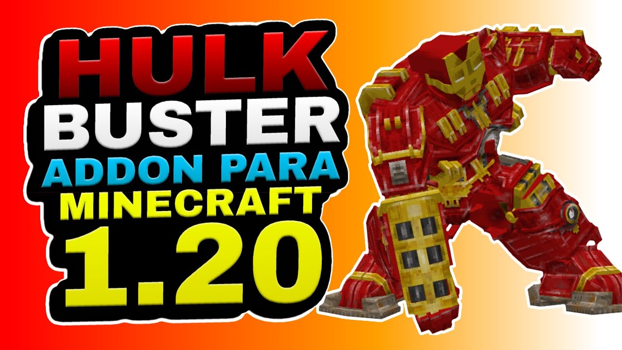 🤖Addon De Hulk Buster Para MINECRAFT PE 1.20 | HULK BUSTER ADDON Para ...
