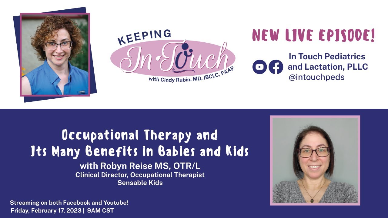 Keeping In Touch with Robyn Reise, OT - Occupational Therapy and its ...