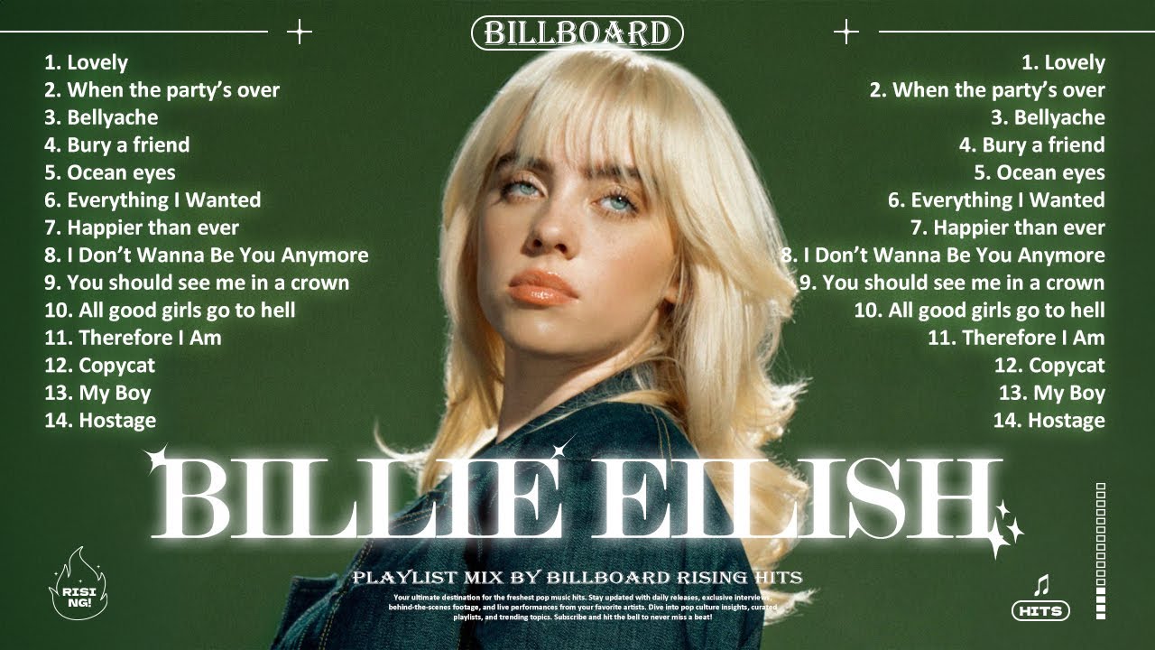 Billie Eilish Greatest Hits Full Album - Best Songs Collection 2024 ...