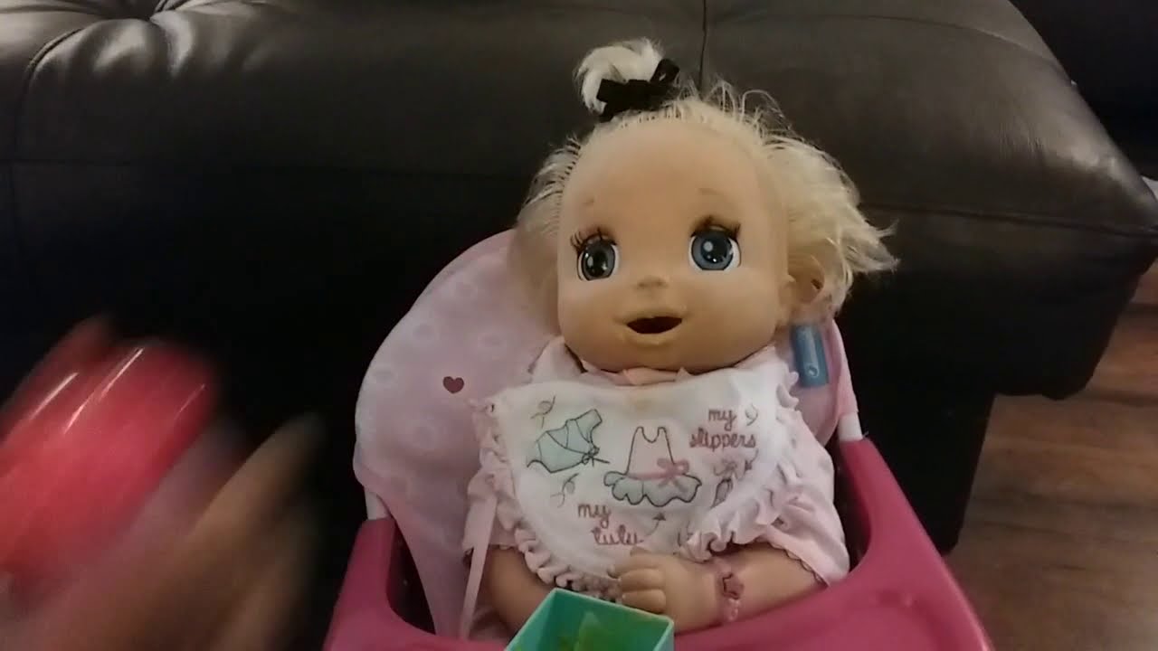 Baby Alive Violet's morning routine.. got an oopsie at the end # ...