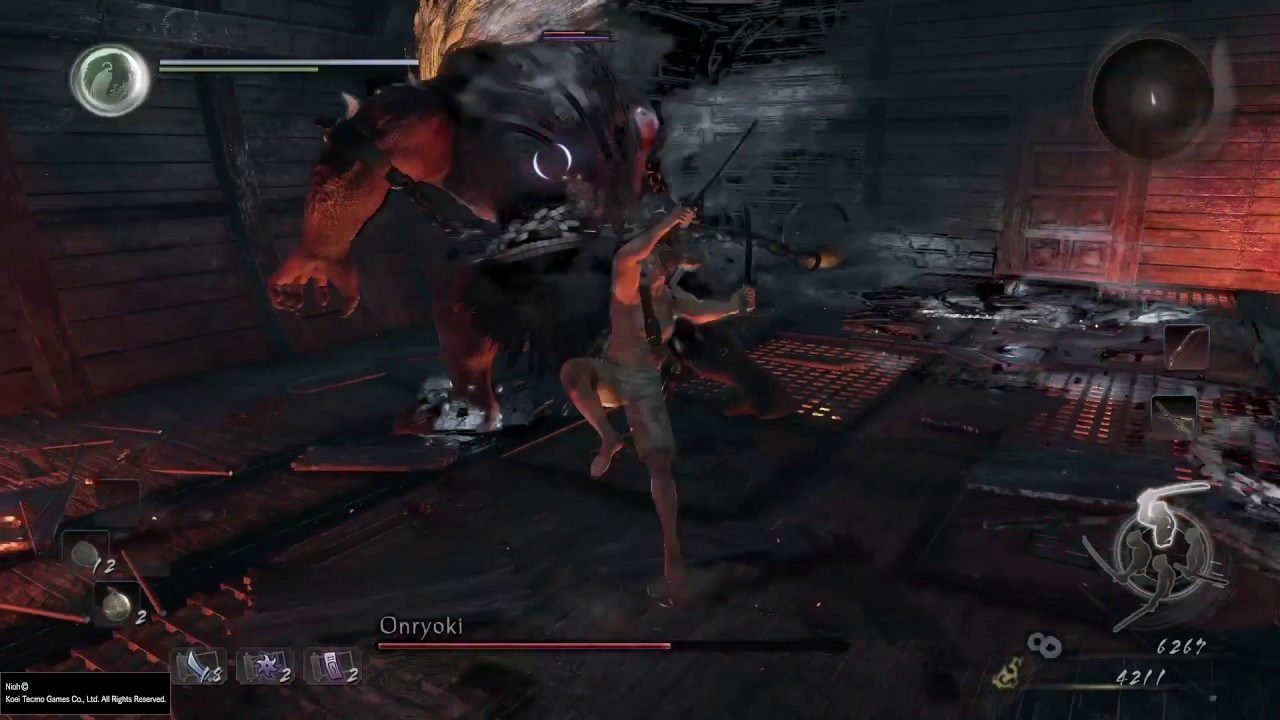 Nioh First Mission part 3 Boss Onryoki Dual Katanas No Armor. - YouTube