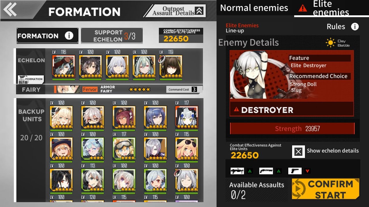 GFL - EN Theatre 7-8 - Core 6 Example Runs [M4 DPS, G11 DPS] - YouTube