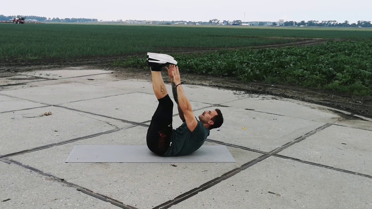 V-Sit / Toe - Taps - YouTube