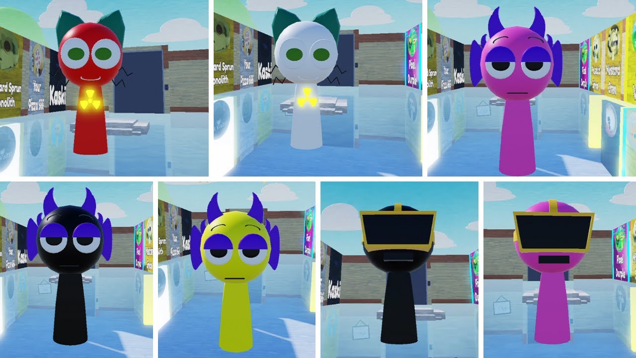 3D Sprunki RP and Animations - How to get New Morph Color Using Sprunki ...