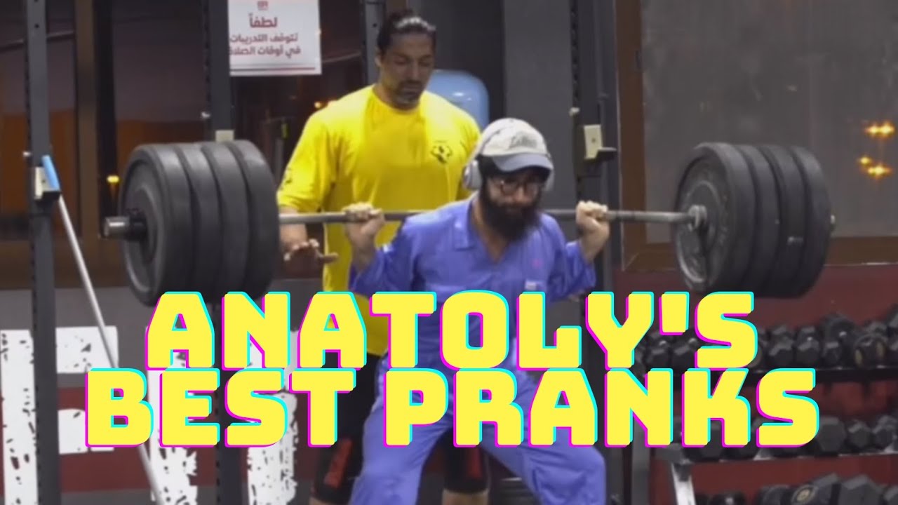 5 minutes of the BEST gym PRANKS by Anatoly #2 | Funny af - YouTube