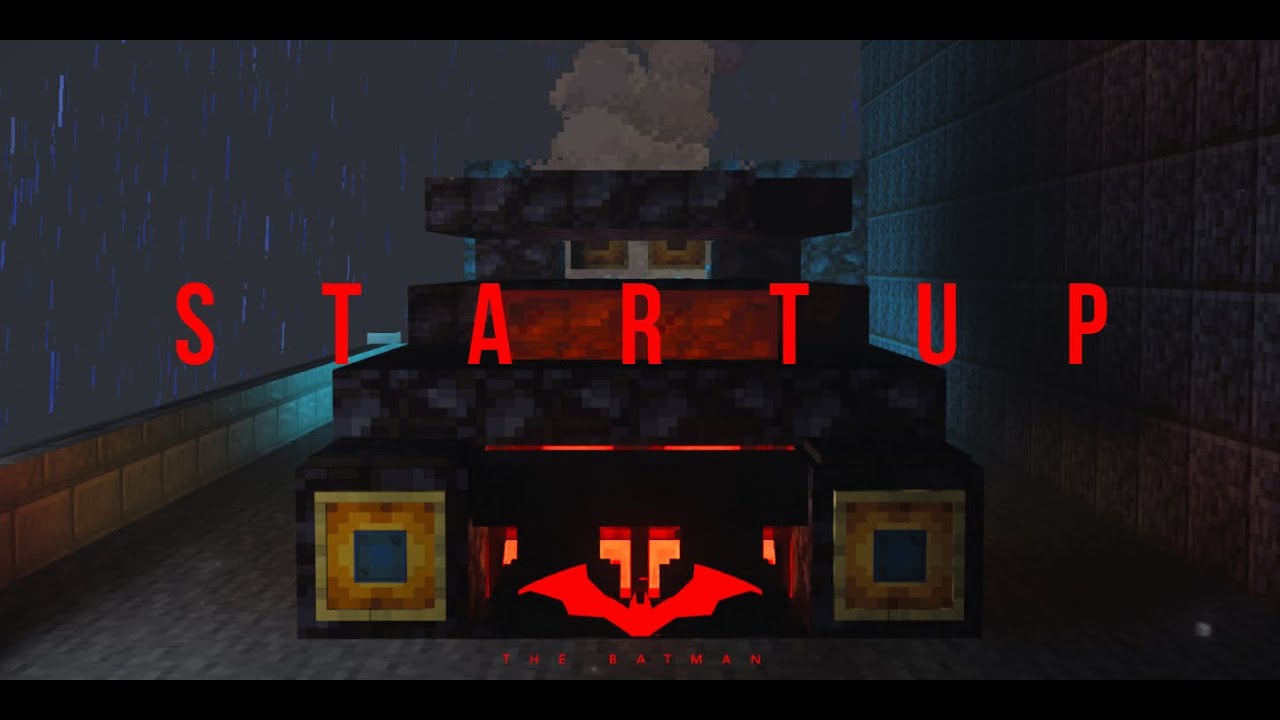 The Batmobile Scene - In Minecraft - YouTube