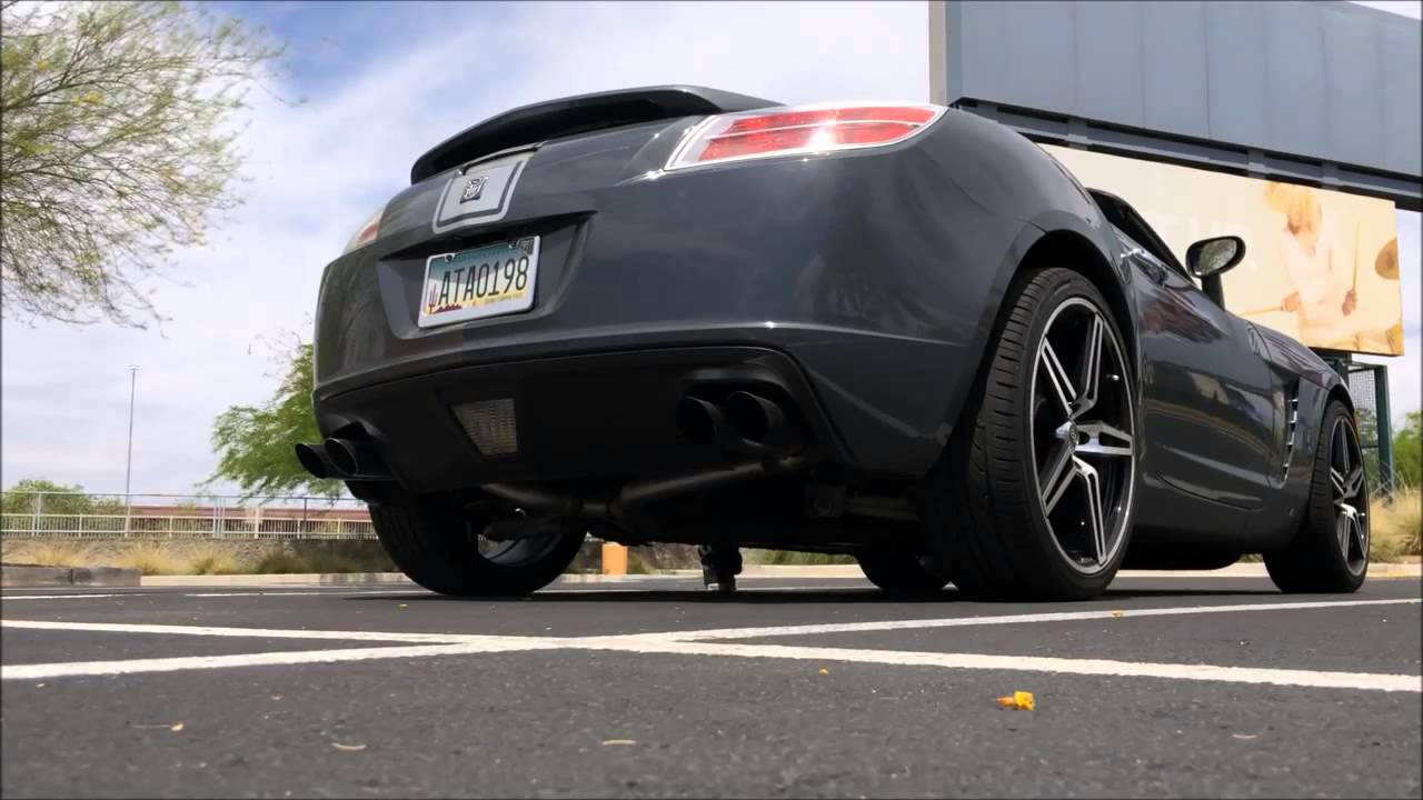 Saturn Sky Custom Exhaust and Muffler Delete - YouTube