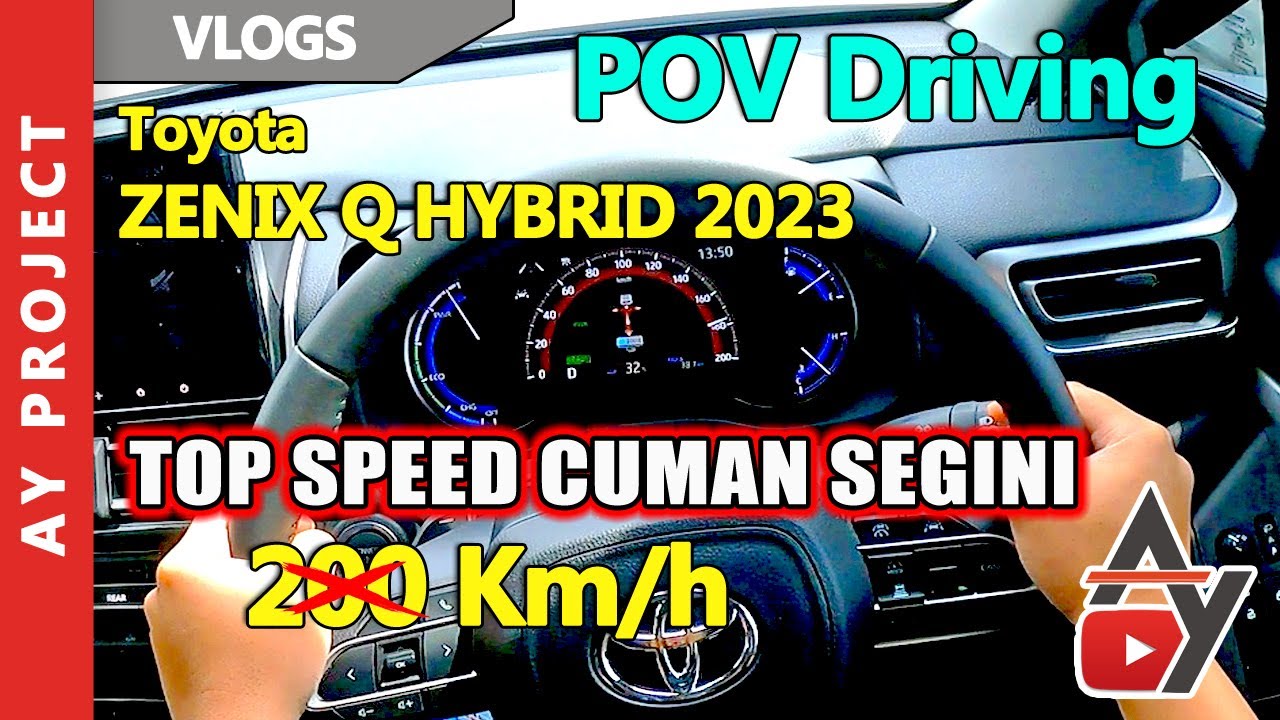 Top Speed - Acceleration Innova Zenix Q Hybrid | AY Project | Indonesia ...