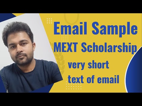 6. Email Format for MEXT Scholarship Japan. Very to the point.(https ...