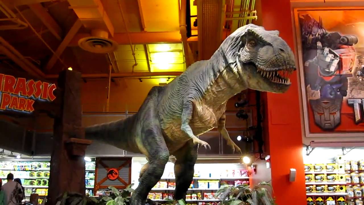 T-Rex in Toys"R"Us Time Square NYC - YouTube