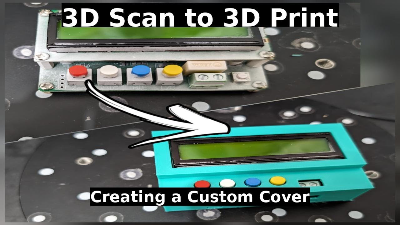 How to Create a Simple Cover: 3D Scan with Revopoint MIRACO & 3D Print ...