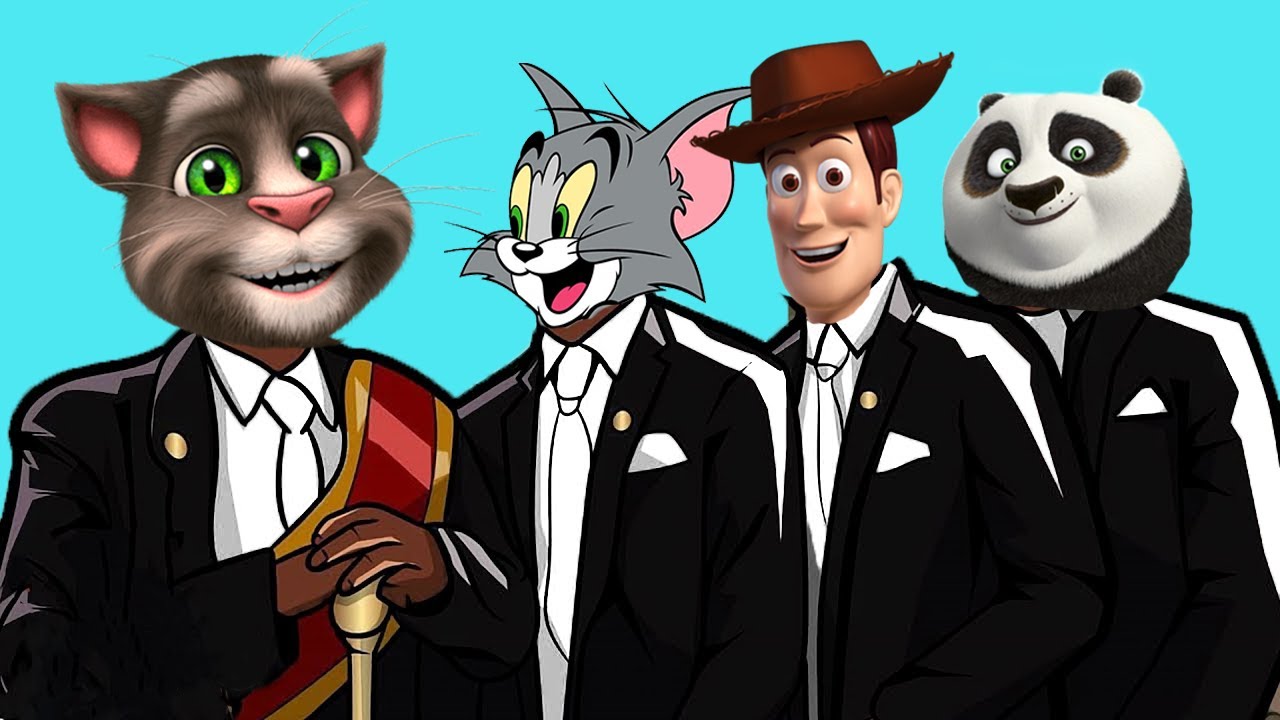 Kung Fu Panda & Talking Tom & Tom and Jerry & Toy Story (Coffin Dance ...