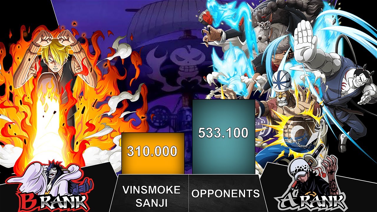SANJI VS ALL OPPONENTS PRE TIMESKIP POWER LEVELS - AnimeArena - YouTube
