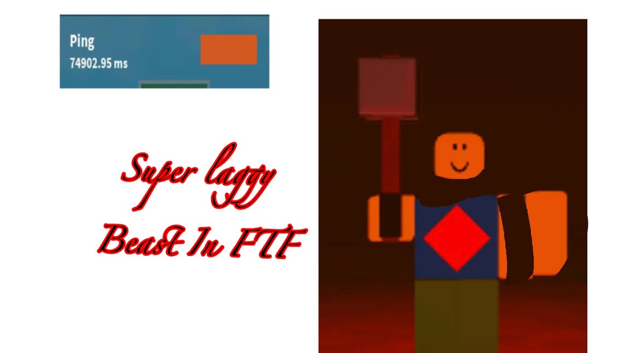 Super laggy beast in ftf! | roblox flee the facility. [READ DESC] - YouTube