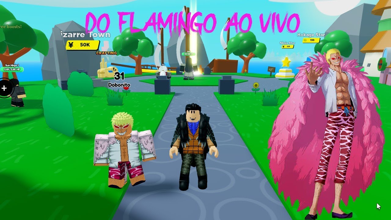 PEGANDO DO FLAMINGO AO VIVO NO ANIME FIGHTERS - YouTube