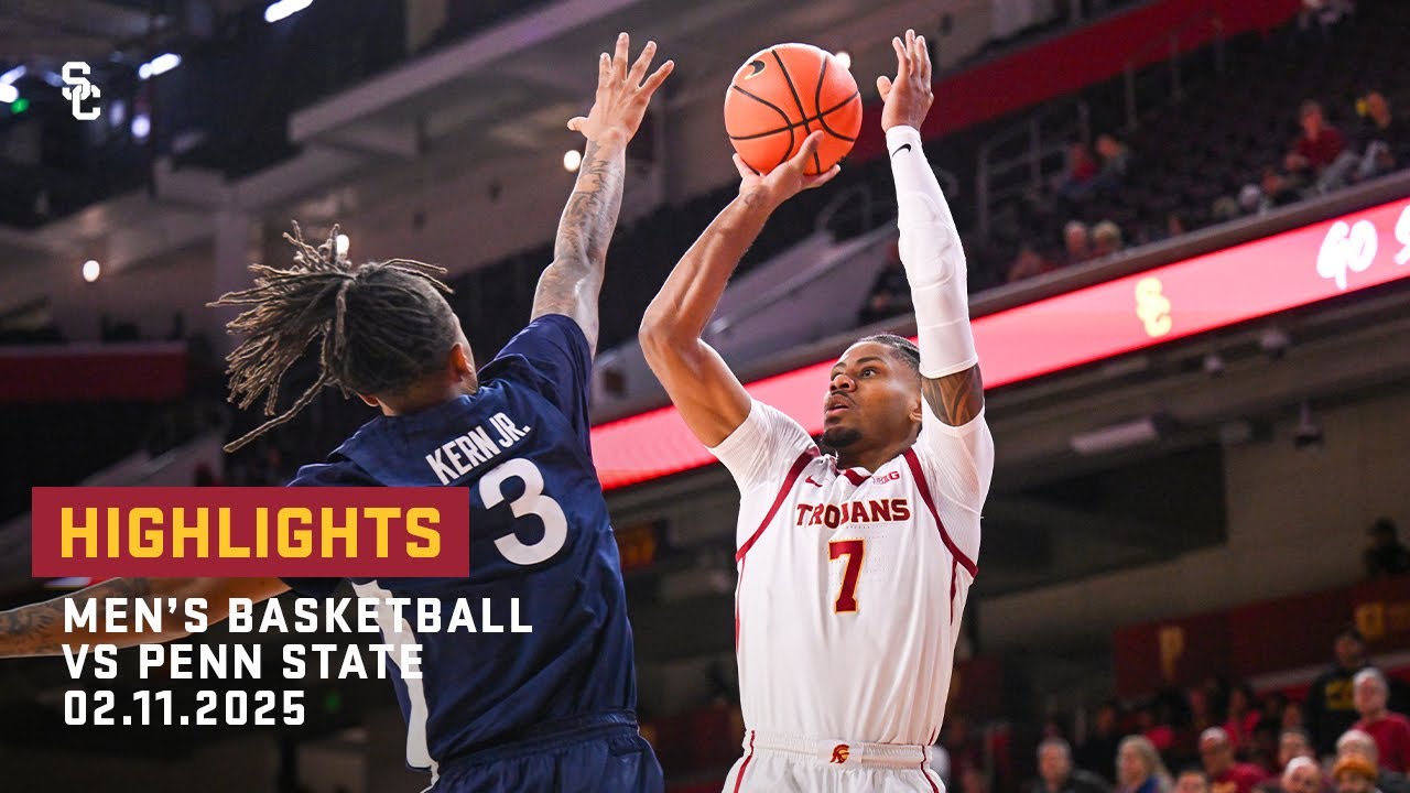 Men's Basketball: USC 92, Penn State 67 - Highlights (2/11/25) - YouTube