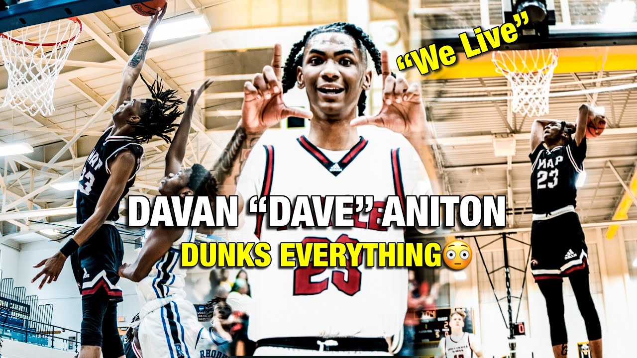 Davan Aniton Dunks Everything😳| Maple Hts Jr. Forward Has CRAZY Bounce🚨 ...
