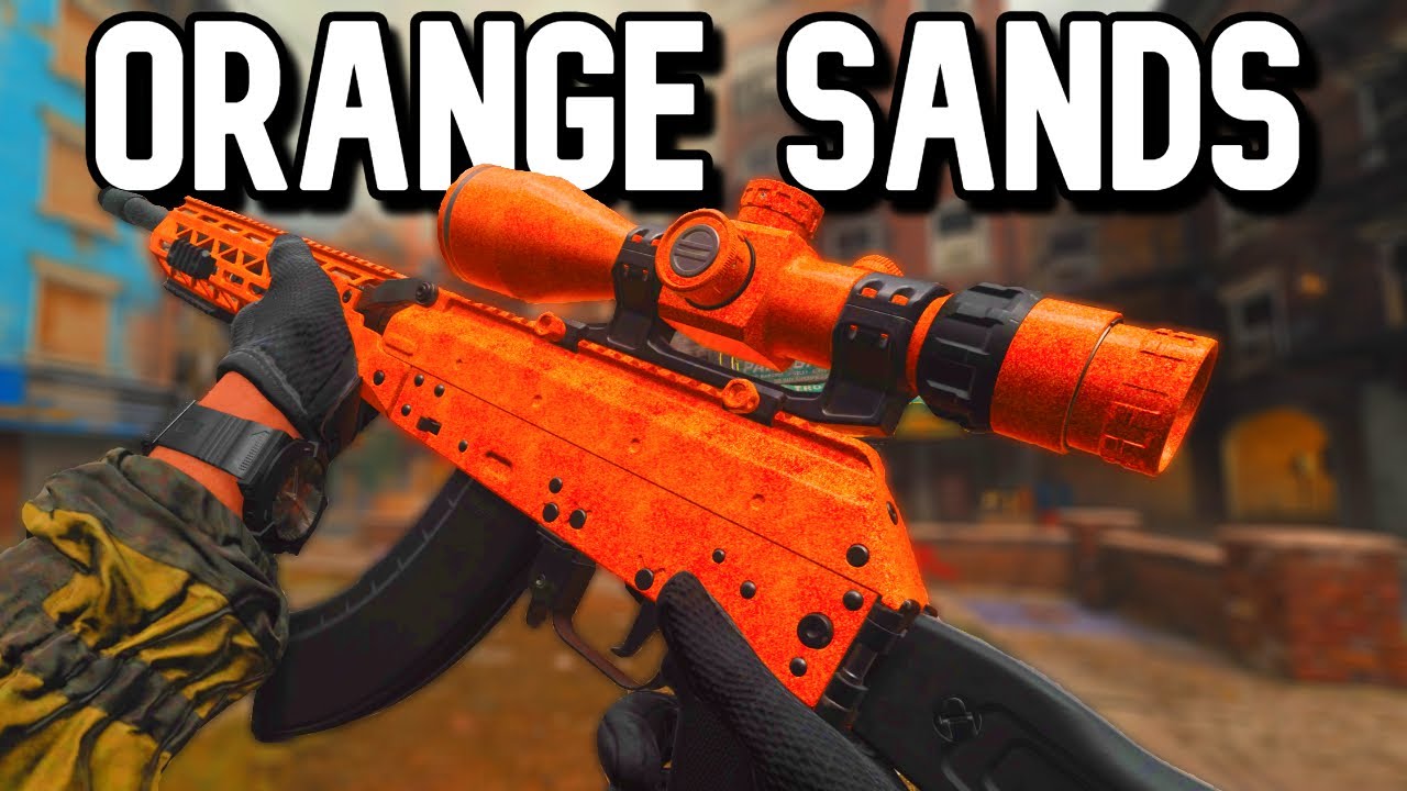 Unlocking the “ORANGE SANDS” Camo (Modern Warfare 3 Sniping) - YouTube
