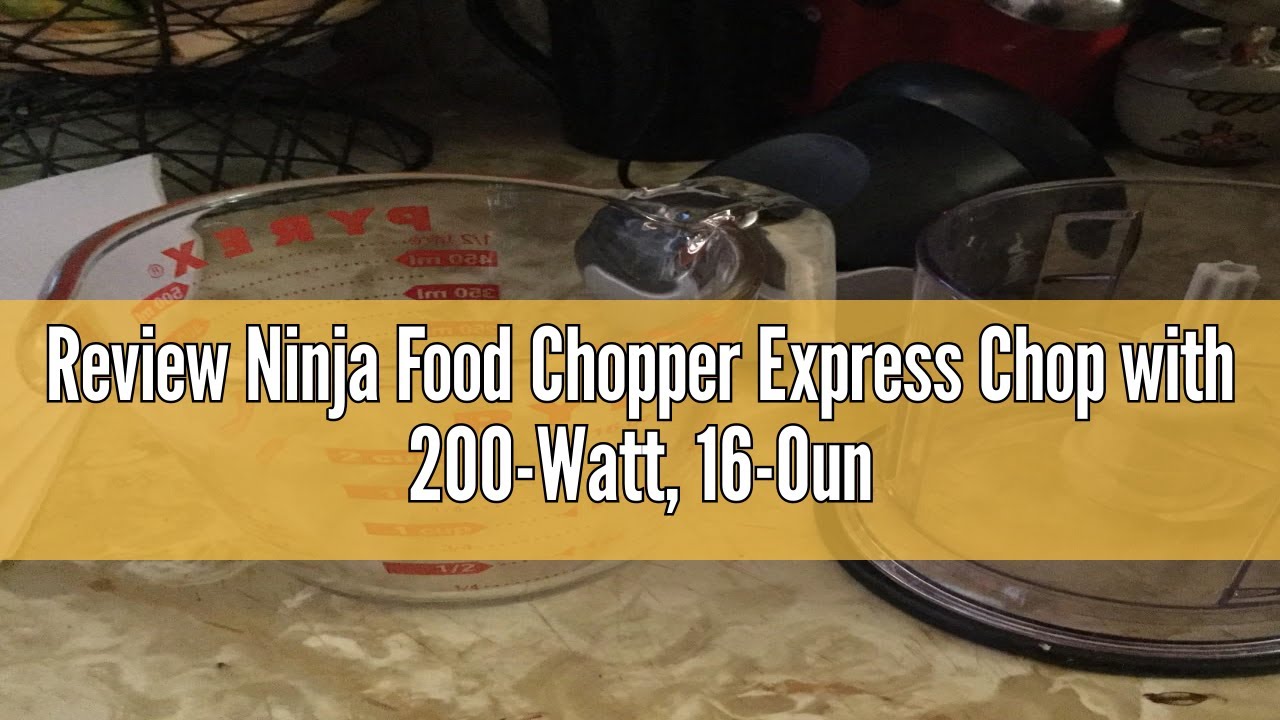 Review Ninja Food Chopper Express Chop with 200-Watt, 16-Ounce Bowl for ...