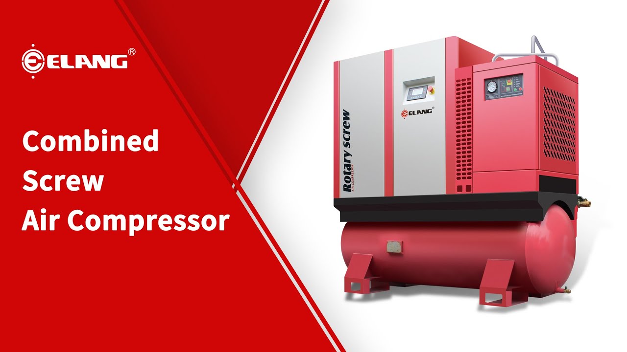 Elang Combined Air Compressor | Screw Air Compressor | - YouTube