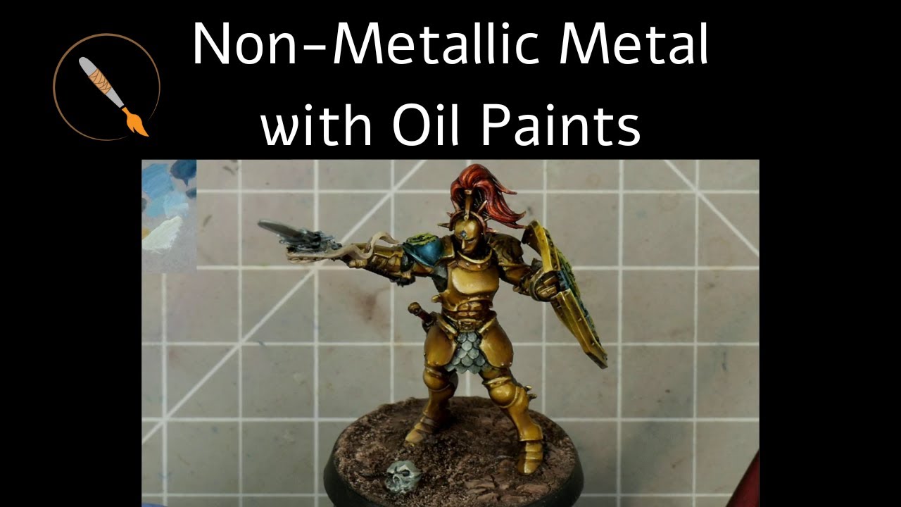 Painting Non-Metallic Metal (NMM) with Oil Paints - YouTube