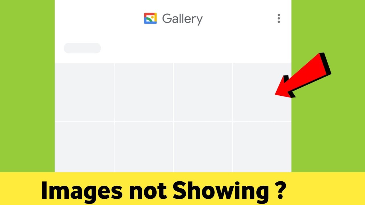 Google Gallery || How to fix picture not showing Google Gallery Photos ...