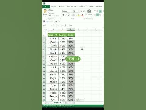 Excel tips #shorts #shortsfeed #shortsvideo #excel #exceltutorial #exceltricks - YouTube