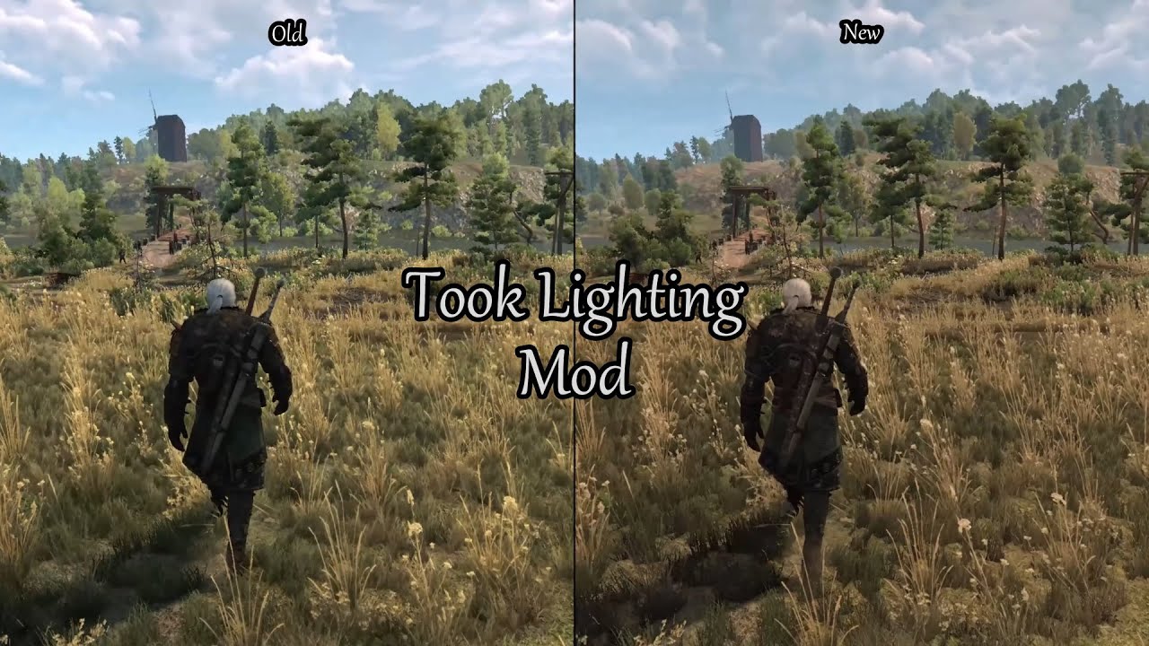 The Witcher 3: Wild Hunt | Took Lighting mod~Old Version vs New Version ...