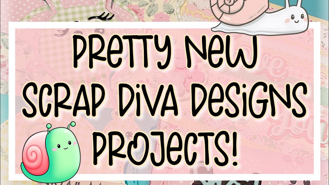 New projects featuring Scrap Diva Designs dies ~ Great for Snail Mail ...