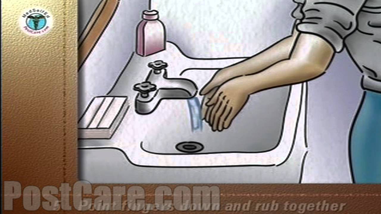 Patient Education Hand Washing PostCare™ Engagement - YouTube